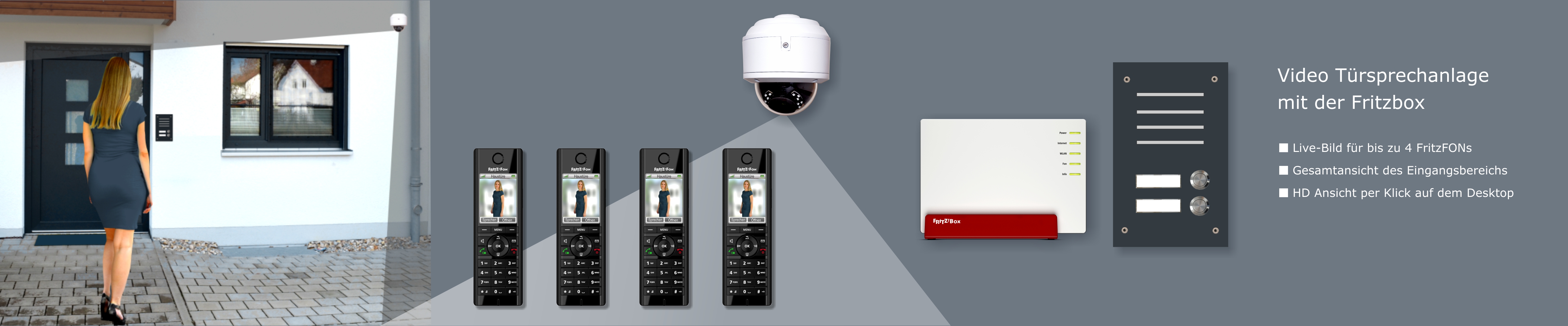 L-TEK - Türsprechanlage für Fritzbox Speedport und Telefonanlagen